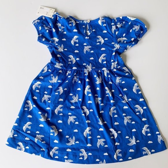 Mini Boden | Dresses | Nwt Mini Boden Puff Sleeve Jersey Girl Dress 34 ...